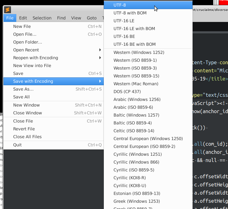 Convert Text To UTF 8 Programster s Blog